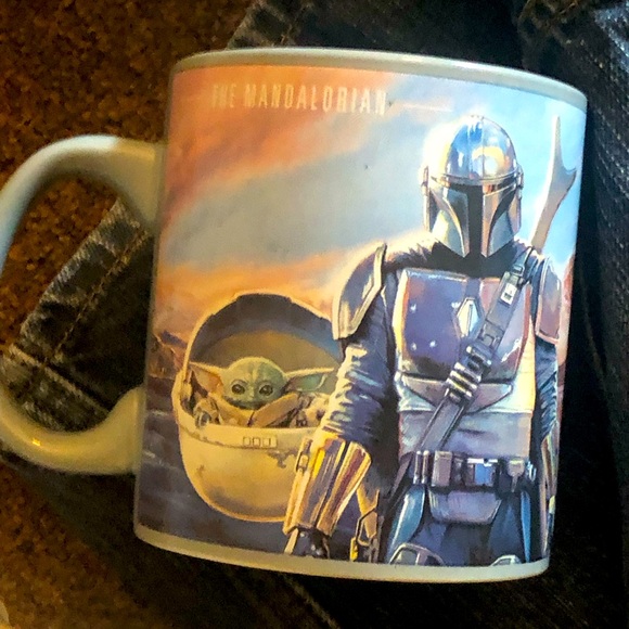 Star Wars | Dining | Star Wars Mandalorian Mug With Blue And Gray ...